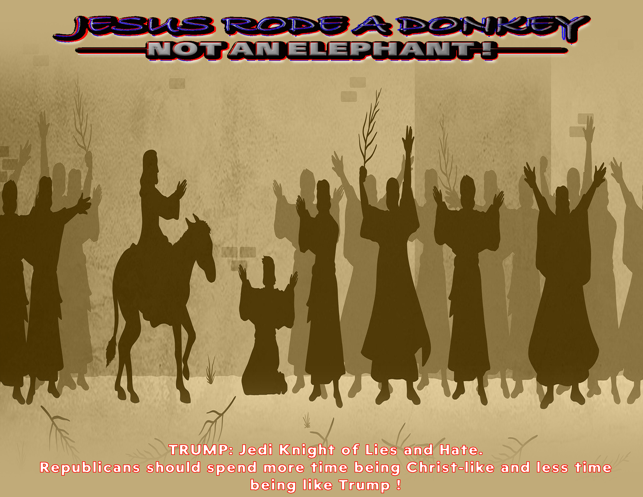 Jesus Rode a Donkey – Here's A Thing…